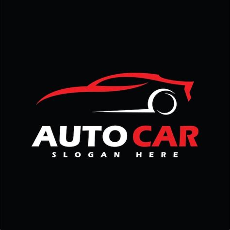 Ikon Logo Mobil Logo Mobil Otomatis Siluet Kendaraan Bermotor Vektor