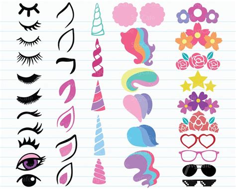 Unicorn Kit Svg Png Eps Dxf Etsy