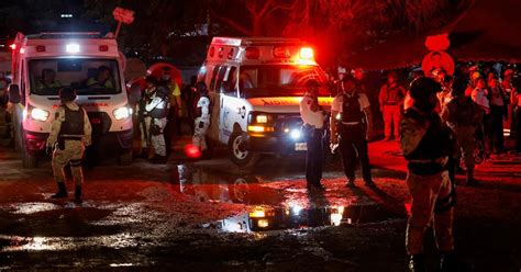 Suman Personas Muertas Y Heridos Tras Ca Da De Templete En Evento De Lvarez M Ynez Infobae