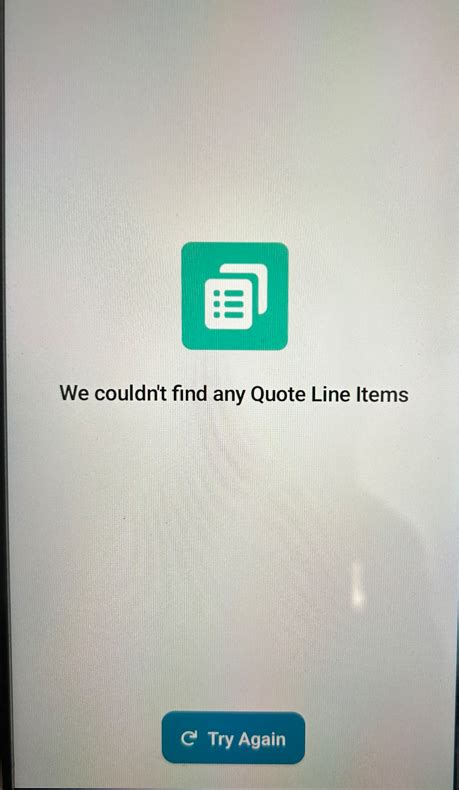 fsl not able to add quote line items in field service lightning app