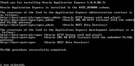 Yet Another Oracle DBA Blog Installing APEX V5 Into A 12C Pluggable