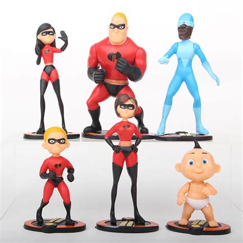 Buy 6pcs Set Disney Action Figure The Incredibles 2
