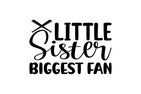 Little Sister Biggest Fan Svg Graphic By Rajibstore987 · Creative Fabrica