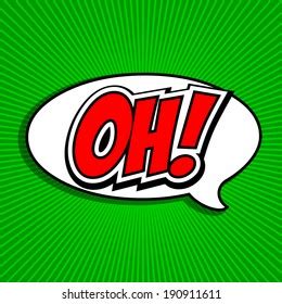 Oh My God Comic Speech Bubble Stock Vector (Royalty Free) 190911644 | Shutterstock
