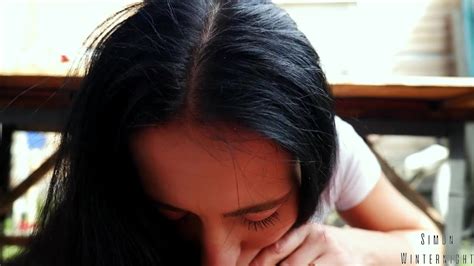 Black Lynn Sucks And Swallows Cum In The Backyard Free Sex Video