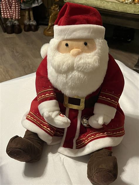 Hallmark The Polar Express Plush Talking Santa Claus Jingle Bell Stuffed Toy Values MAVIN