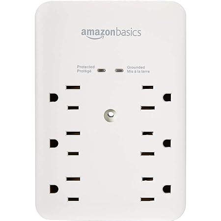 Amazon Com APC Wall Outlet Multi Plug Extender P6W 6 AC Multi Plug Outlet 1080 Joule Surge