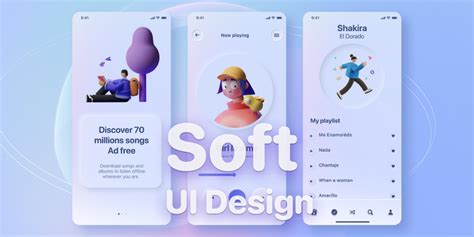 Soft UI Design Neumorphism Figma