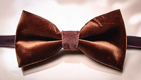 Brown Velvet Bow Tie Background Bow Tie Velvet Bow Tie Brown Bow Tie Background Image And