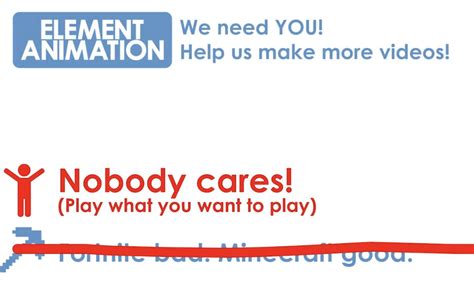 Thank You Element Animations This Needed To Be Said Rminecraftgood