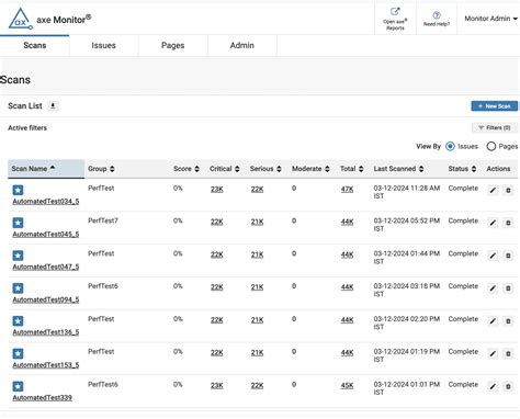 Create And Edit Scans Deque Docs