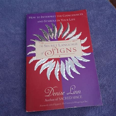 The Secret Language Of Signs By Denise Linn Paperback Pangobooks