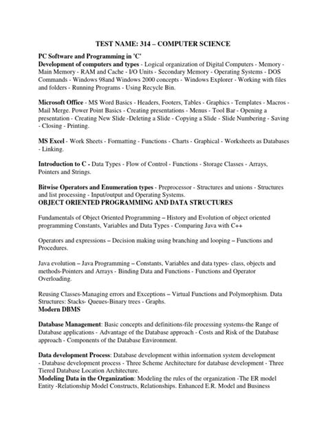 Appgcet2024 Computer Science Pdf Relational Database Databases