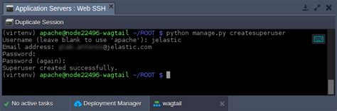 Wagtail CMS Virtuozzo