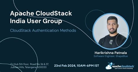 Apache Cloudstack On Linkedin Cloudstack Pmc Member Harikrishna