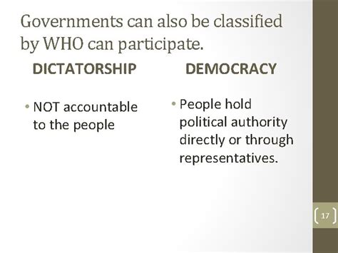 Chapter 1 Principles Of Government Section 2 Forms