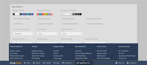 Dropdown Sidebar Menu Responsive Bootstrap Navigation By Logicalstack