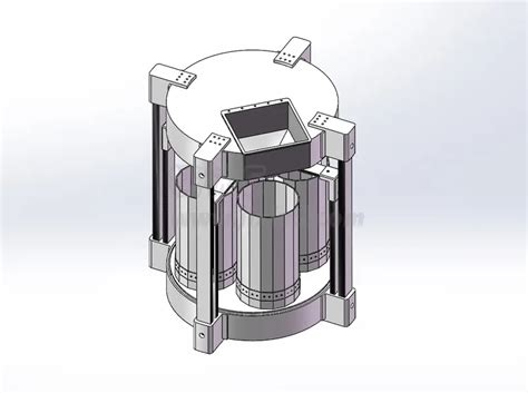 基于opencv识别的智能垃圾分类装置 智能分类垃圾桶设计 机械5