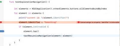 Xcode Ios Uitests What Purpose Xcuielements Identifier Serves