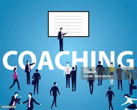 비즈니스 코칭 리더십 멘토링 개념입니다 벡터 일러스트 레이 션 교습에 대한 스톡 벡터 아트 및 기타 이미지 교습 멘토십 강사 Istock