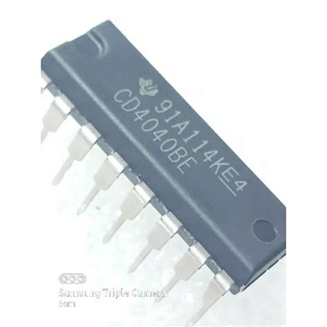 Cd4040 Ic 4040 Dip 16 Cmos系列 批號隨機出貨 訂單最低出貨金額50元不含運費 蝦皮購物
