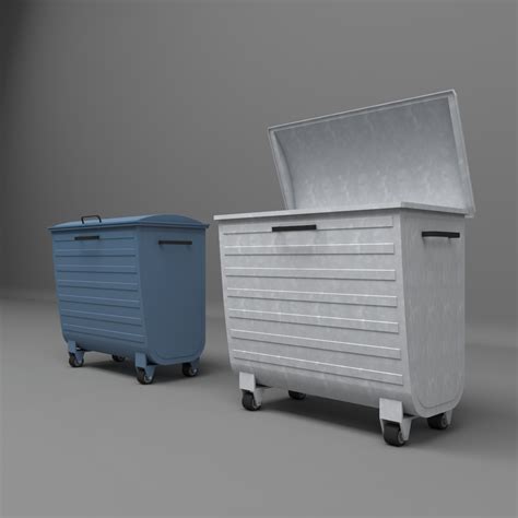 3d City Garbage Container Turbosquid 1234960