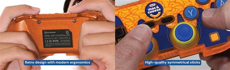 Hyperkin Limited Edition Official Mac And Cheese Pixel Art Bluetooth Controller