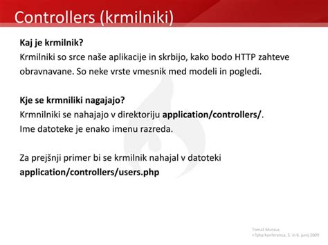 Codeigniter Php Framework Ppt