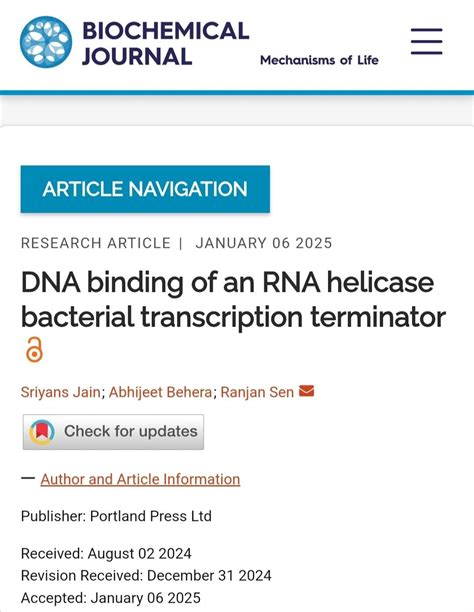 Abhijeet Behera On Linkedin Thrilled To Announce The Acceptance Of Our Research Paper Dna