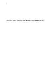 SPMA 3P25 Tutorial Assignment 4 Docx 1 The Evolution Of Nike S Brand