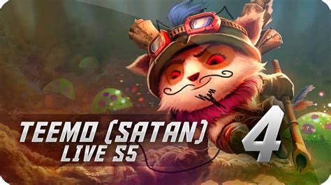 Live Con Teemo Satán Y Su Nuevo Rework S5 League Of Legends Youtube