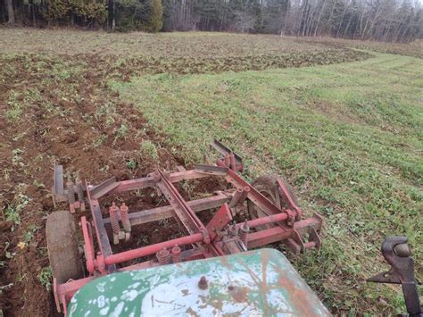 Chisel Plowing Last Week Before Maines Snow Ended Our Farming Season Next Year Our Home Farm