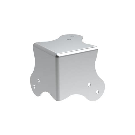 Large Zinc Flat Corners With 4mm Radius 1331 Series