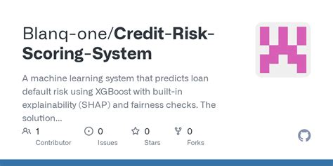 Github Blanq Onecredit Risk Scoring System A Machine Learning System That Predicts Loan