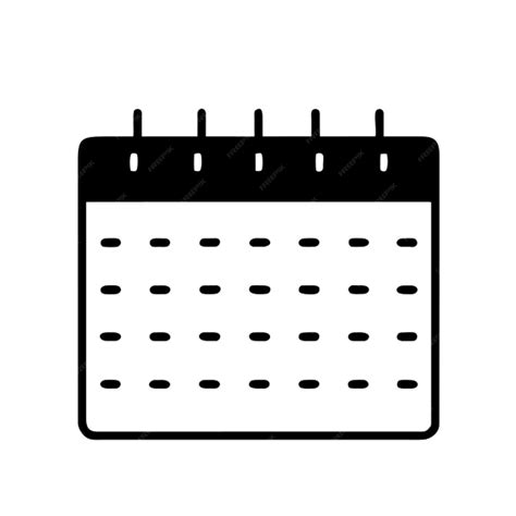 Calendar Pictogram Premium Ai Generated Vector