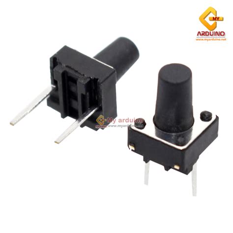 Micro Switch Button ไมโครสวิตช์กดติดปล่อยดับ 2ขา 6x6x9mm ขาย Arduino อุปกรณ์ Arduino คุณภาพดี