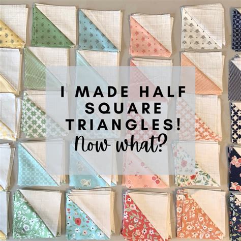 Make A Half Square Triangle Quilt Blue Susan Makes
