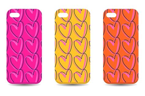 Premium Vector Heart Boxes Vector Phone Protector Case Cover Colorful
