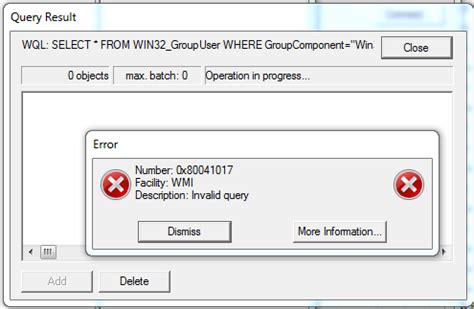 C How Can I Query WMI GroupUser Objects When A Group Name Contains
