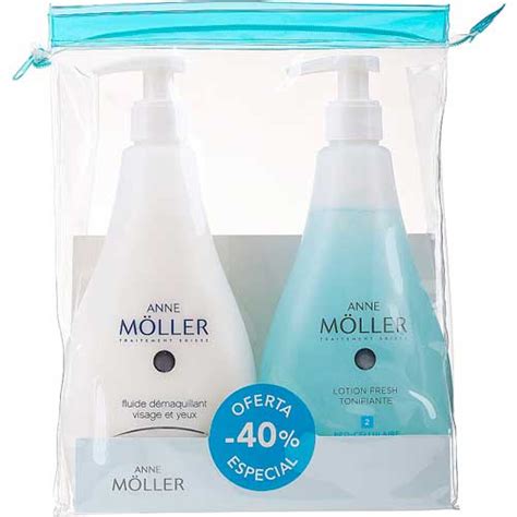 Estuche Anne Möller Leche Desmaquillante para Piel Grasa Tónico Fresh