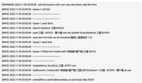 跳过中文电影和跳过中文连续剧不生效 · Issue 544 · Chinesesubfinderchinesesubfinder · Github