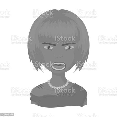 여자 흑백 스타일에 단일 아이콘입니다 여자 벡터 기호 재고 일러스트 웹입니다 계시록에 대한 스톡 벡터 아트 및 기타 이미지