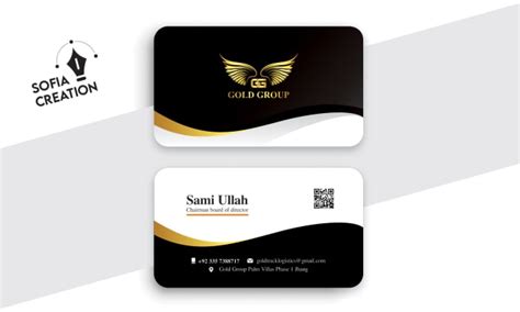 Design Elegant Stylish Stunning Business Card By Sofia Creation Fiverr