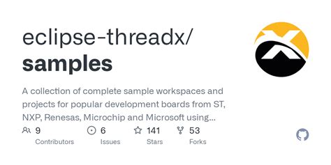 Github Eclipse Threadxsamples A Collection Of Complete Sample