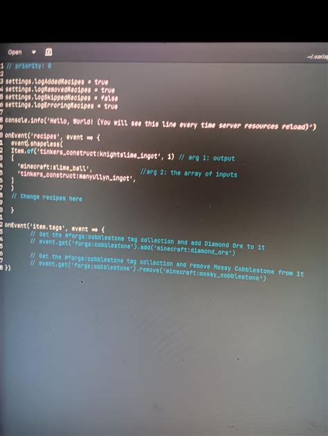 What Am I Doing Wrong Kubejs 11165 Rmoddedmc