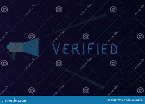 Text Sign Showing Verified Conceptual Photo Make Sure Or Demonstrate Something Is True Accurate