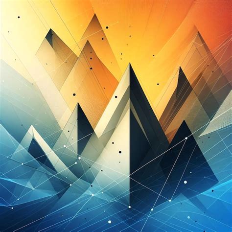 Premium Photo Abstract Triangle Shapes