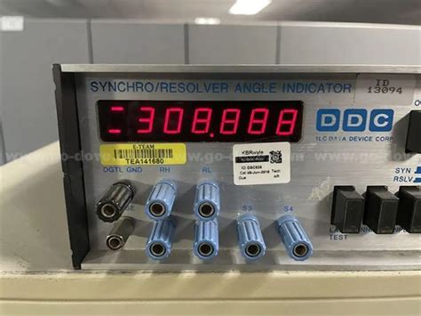 Data Device Group Synchroresolver Angle Indicator Allsurplus
