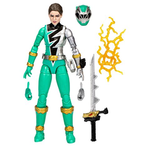 Boneco Power Rangers Lightning Collection Dino Fury Ranger Verde Hasbro Ri Happy