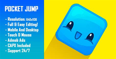 Pocket Jump Html5 Game Mobile Version Construct 2 Capx By Html5 Games